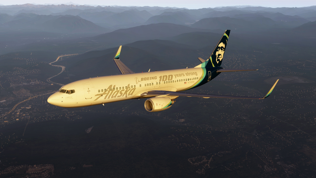 Default/Zibo B738 Alaska Airlines "Boeing 100 years strong" - Aircraft ...