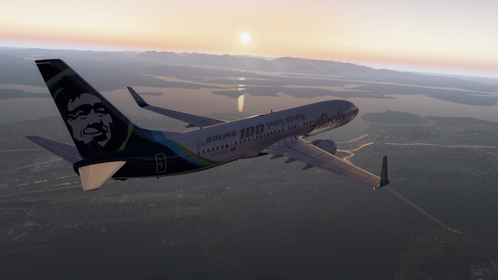 Default/Zibo B738 Alaska Airlines "Boeing 100 years strong" - Aircraft ...