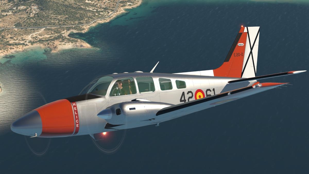 Livery Spanish Air Force for default XP-11 Baron - Aircraft Skins ...