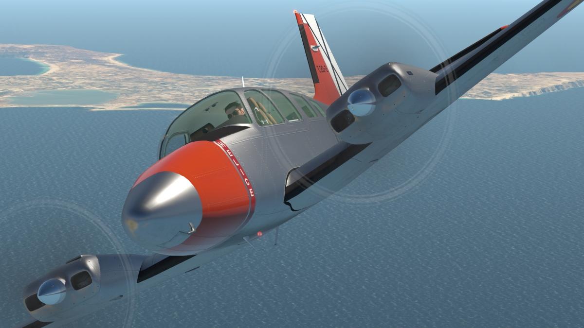 Livery Spanish Air Force for default XP-11 Baron - Aircraft Skins ...