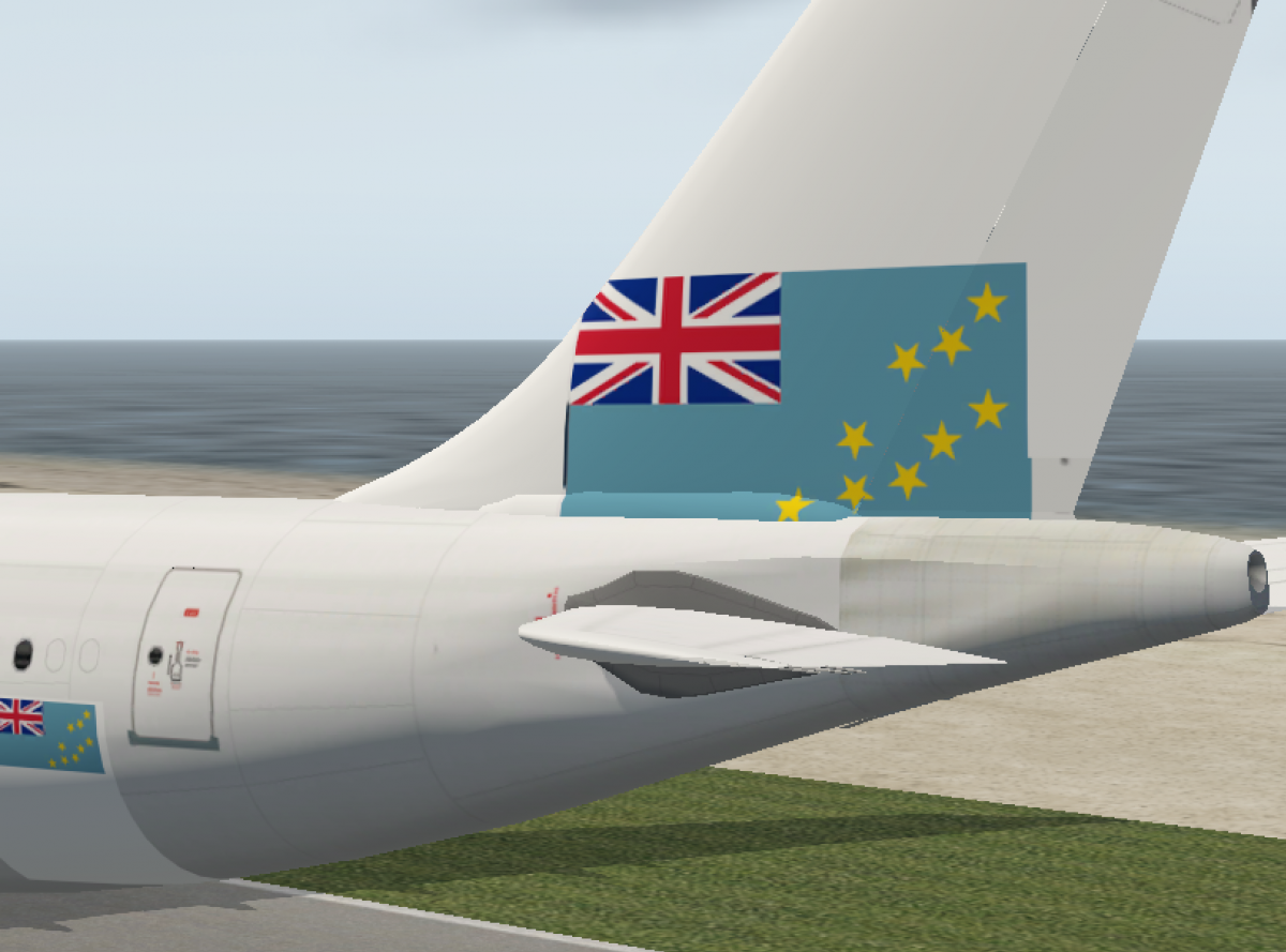 XPP A340 Tuvalu International - Aircraft Skins - Liveries - X-Plane.Org ...