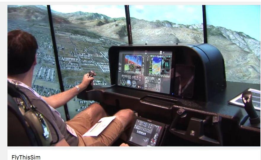 'Fly This Sim' TouchTrainer FM210 Flight Sim - Cockpit Designers - X ...