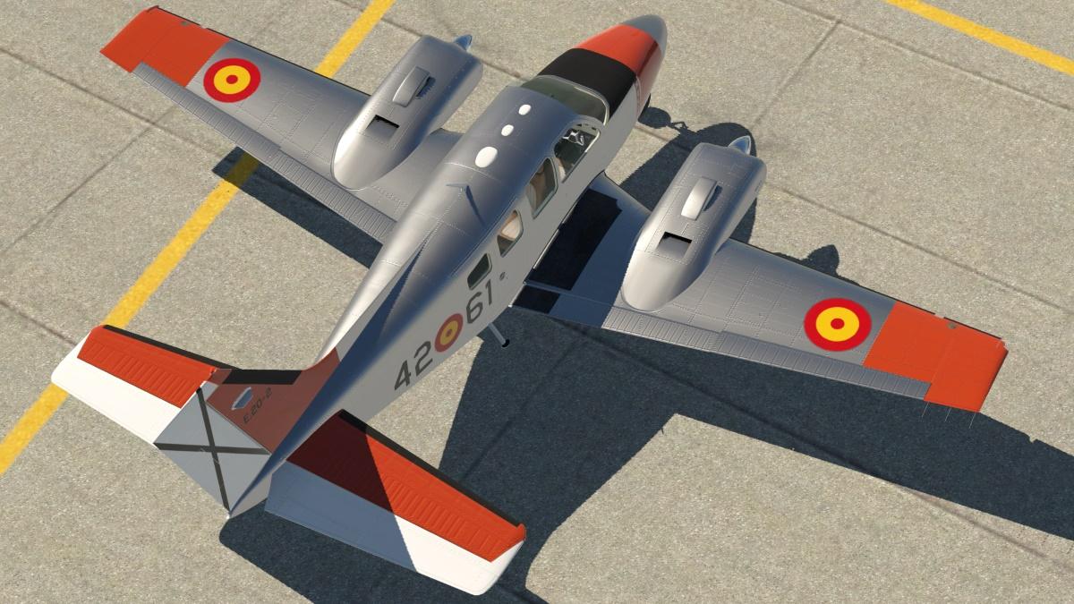 Livery Spanish Air Force for default XP-11 Baron - Aircraft Skins ...