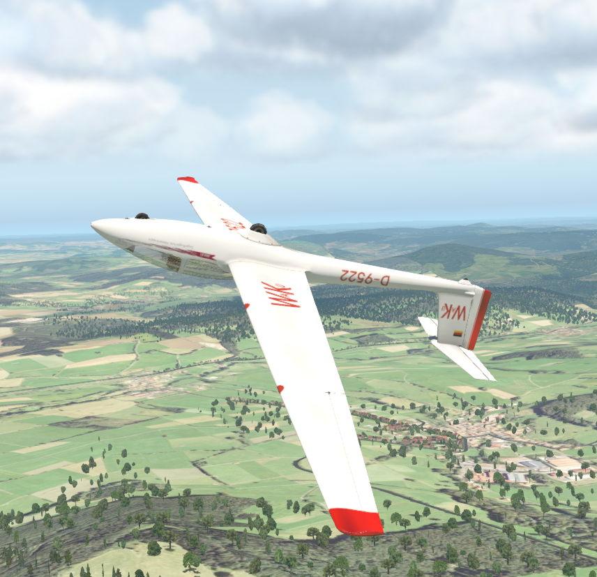 ASK 21 Livery D-9522, Flight School Wasserkuppe 1.0.0 - Aircraft Skins ...