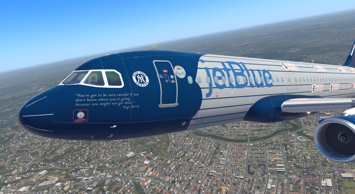 JARDesign A320 - jetBlue - Blue York Yankee N413JB - Aircraft Skins ...
