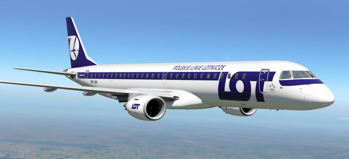 LOT Polish Airlines (Old) SP-LNA for Embraer E195 v2 by X-Crafts ...
