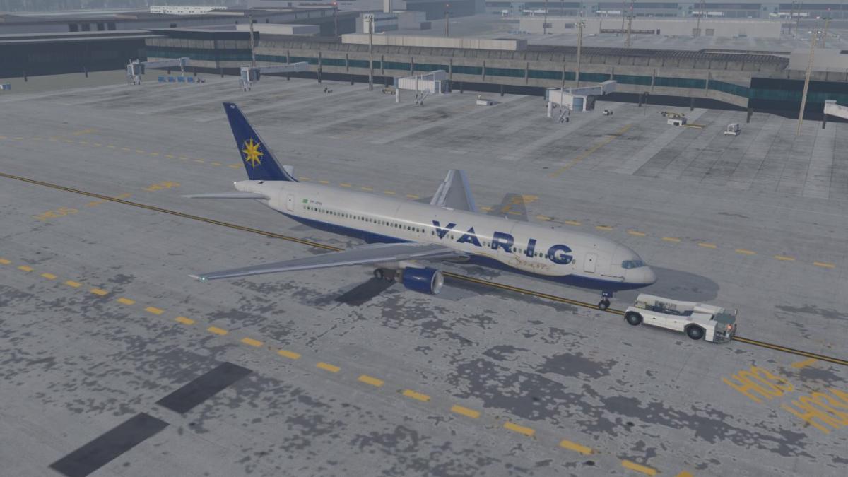 767 Flight Factor Varig Brasil - PP-VFW - Aircraft Skins - Liveries - X ...