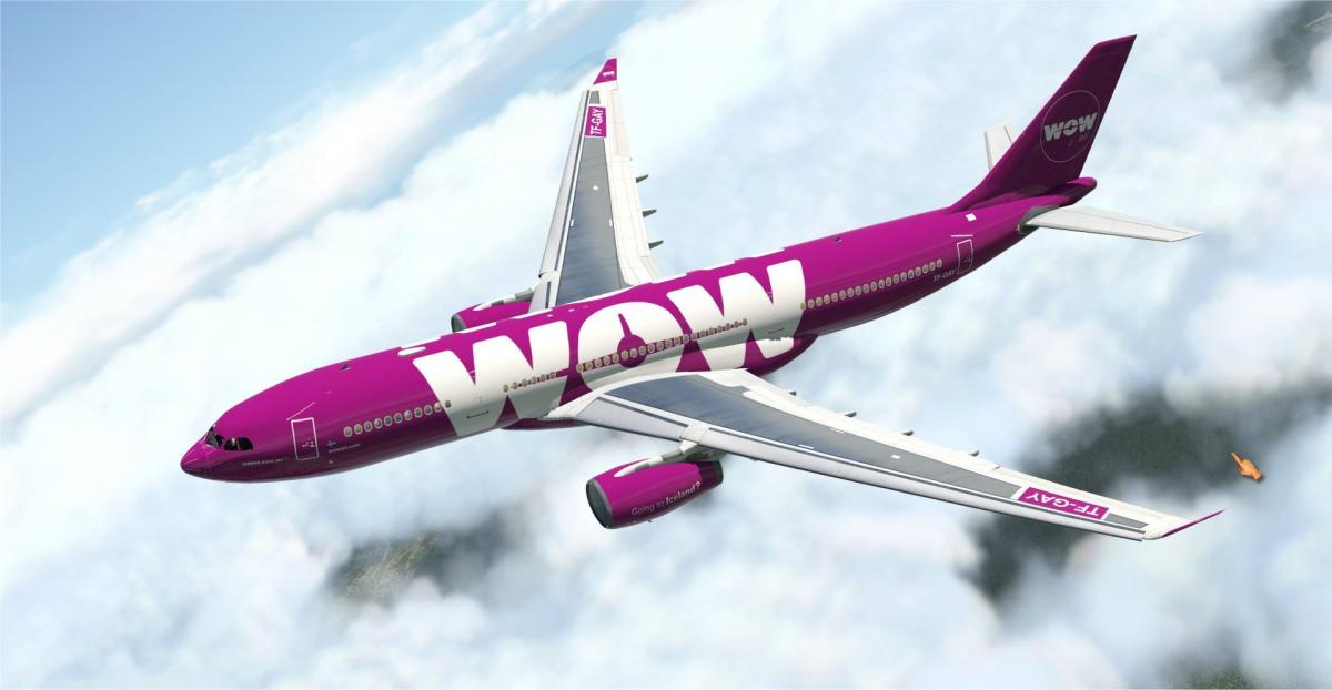 WOW Air - Iceland livery for JARDesign A330-300 + a new cabin for WOW ...