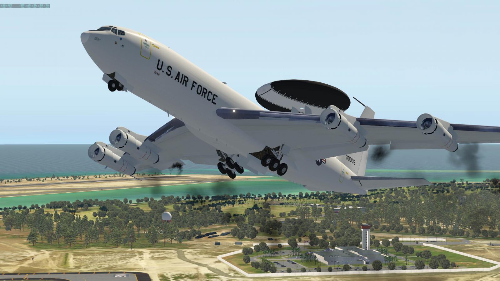 Boeing 707-320B and E-3C Sentry and EC-18 - Airplane Development ...