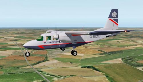 G-BLNJ BN-2A Islander British Airways - Aircraft Skins - Liveries - X ...
