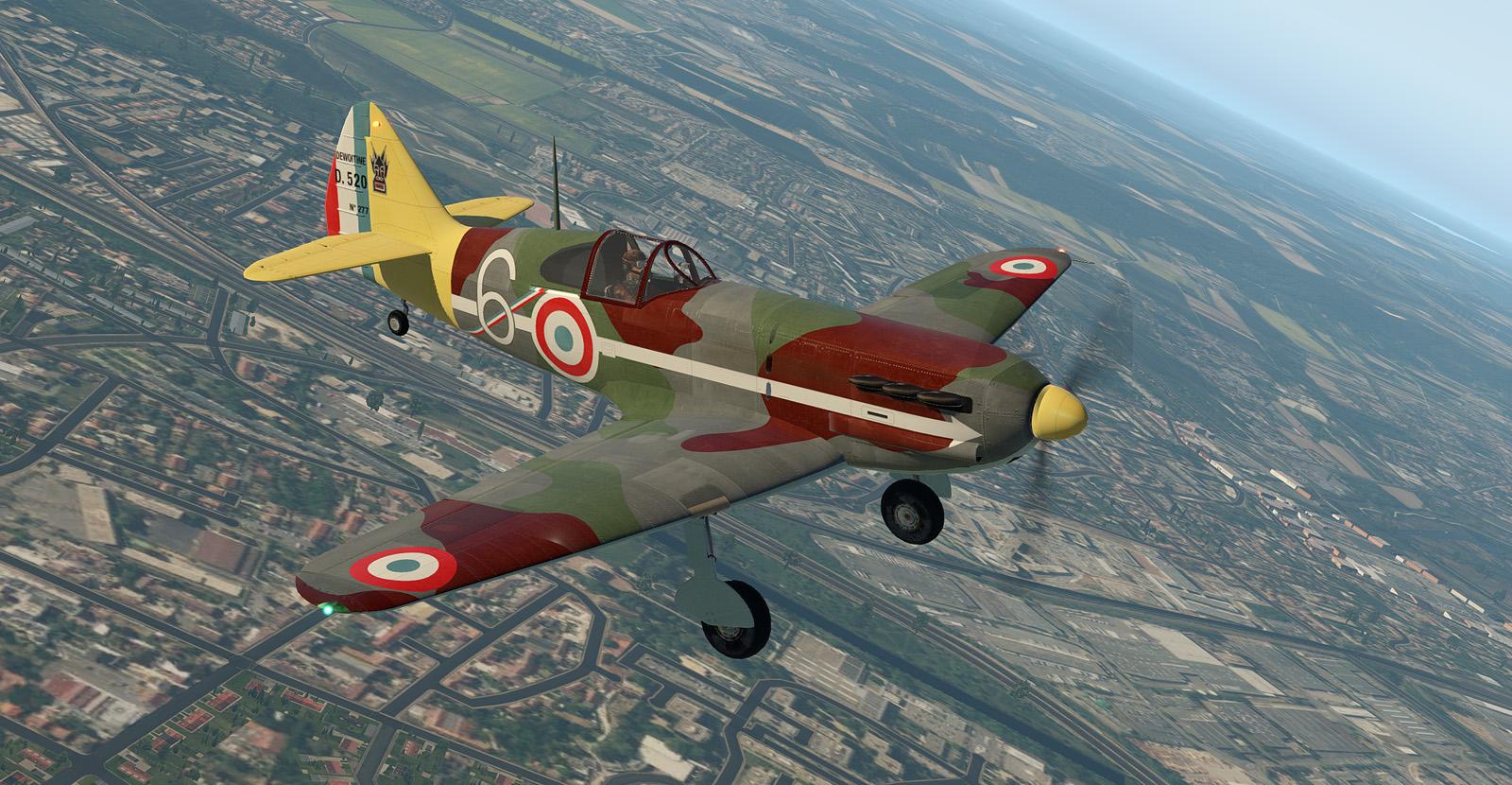 Dewoitine D.520 - Military Aircraft - X-Plane.Org Forum