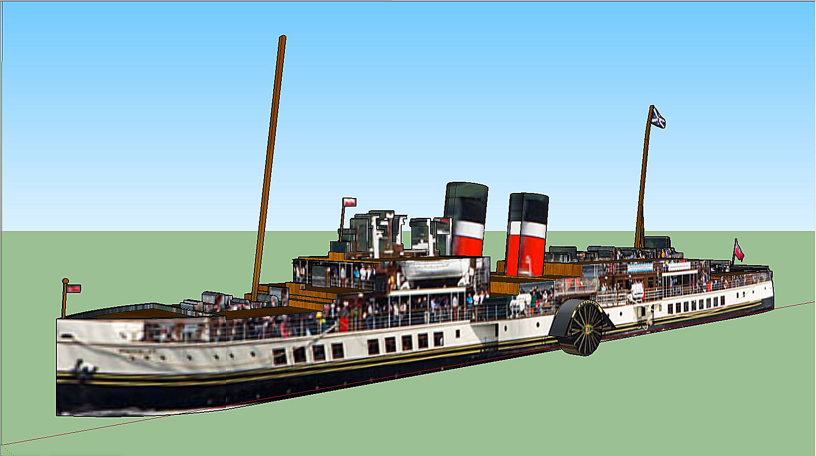 Waverley Paddle Steamer - Objects - X-Plane.Org Forum