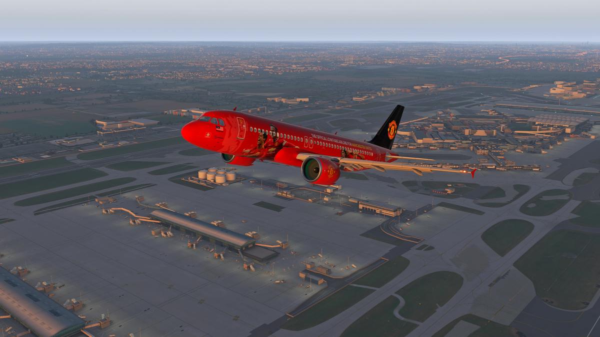 AirAsia Manchester United - Jardesign UHD - Aircraft Skins - Liveries ...
