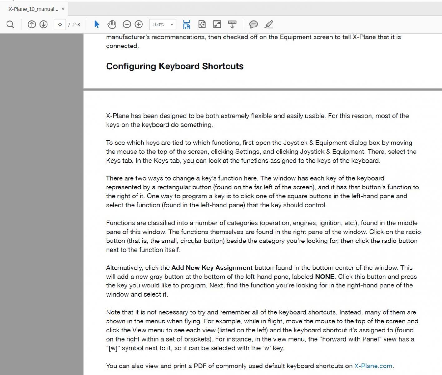 Assigning New Key/Button commands - XP11 Technical Support - Cubby's ...