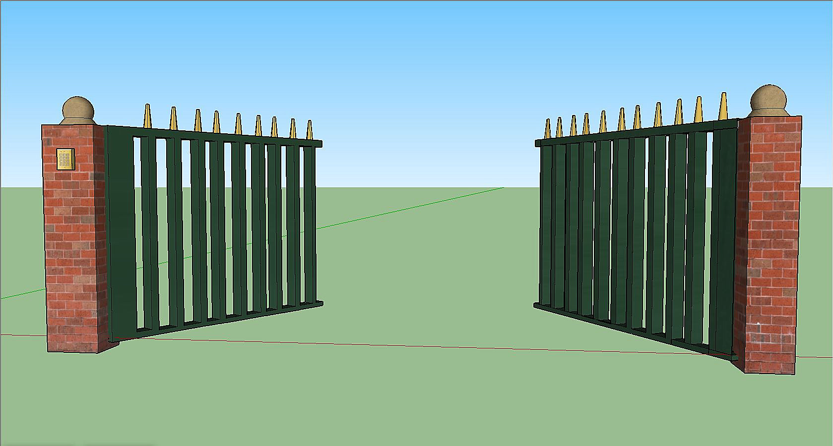 Electric Gates (Animated) - Objects - X-Plane.Org Forum