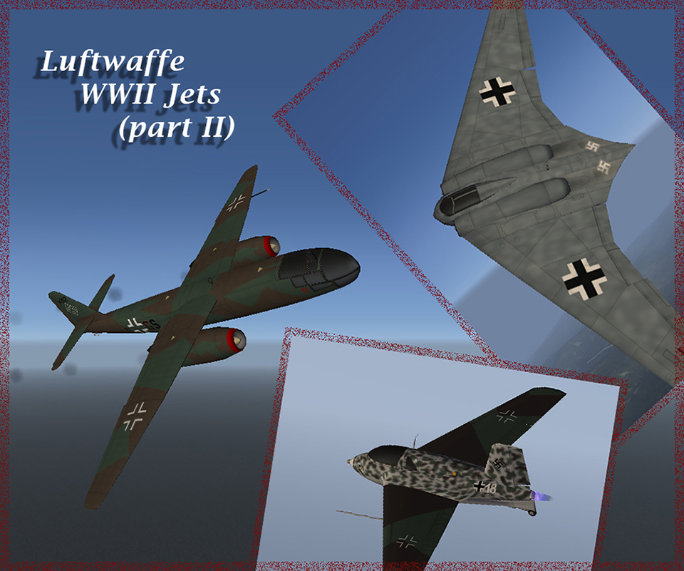 Luftwaffe WWII Jets (Part 2) - For X-P 7.63 (OLD SIM) - V7 Military ...