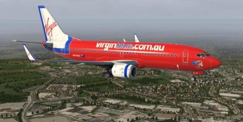 Virgin Blue(Fictional) - Aircraft Skins - Liveries - X-Plane.Org Forum