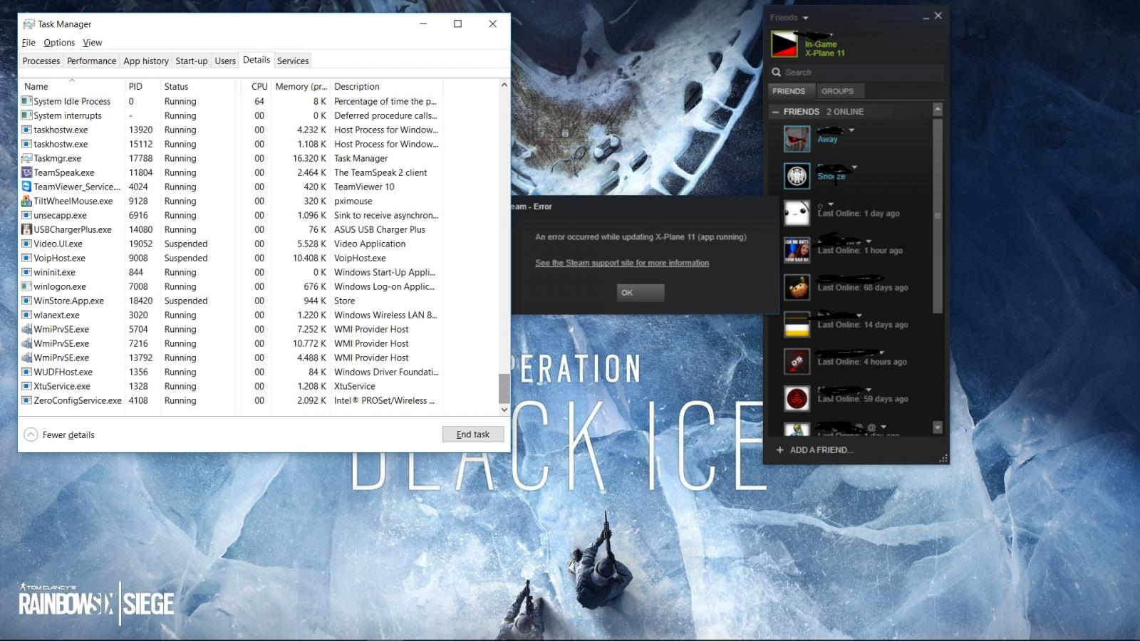 X-plane 11 doesn't close on steam? - XP11 Technical Support - Cubby's ...
