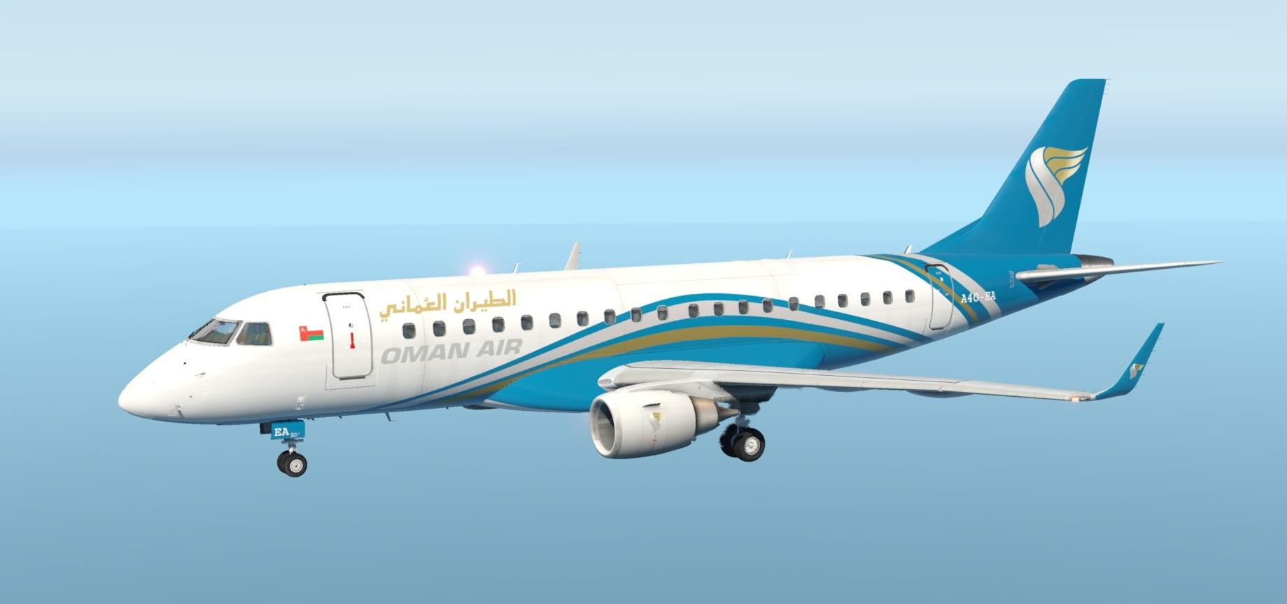 Oman Air Embraer 175 (X-Craft) - Freeware E175-E195 by X-Crafts - X ...