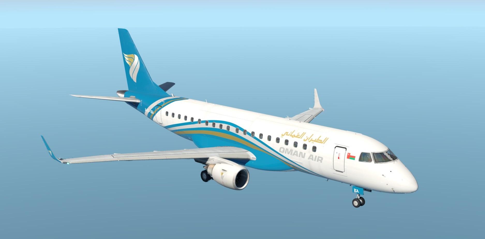 Oman Air Embraer 175 (X-Craft) - Freeware E175-E195 by X-Crafts - X ...