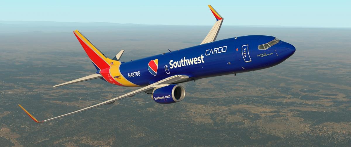 737-800F "Southwest Cargo" N4870S - Aircraft Skins - Liveries - X-Plane ...