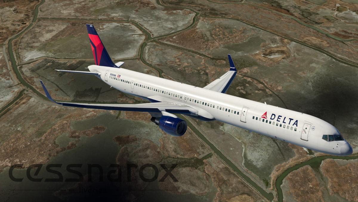 Delta (Current) - FlightFactor 757-300v2 Livery - Aircraft Skins ...