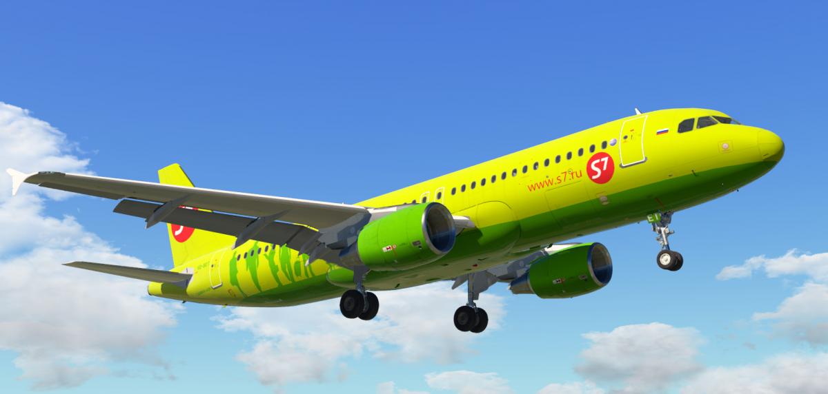 S7 Airlines (Old) - Flight Factor A320 Ultimate - Aircraft Skins ...