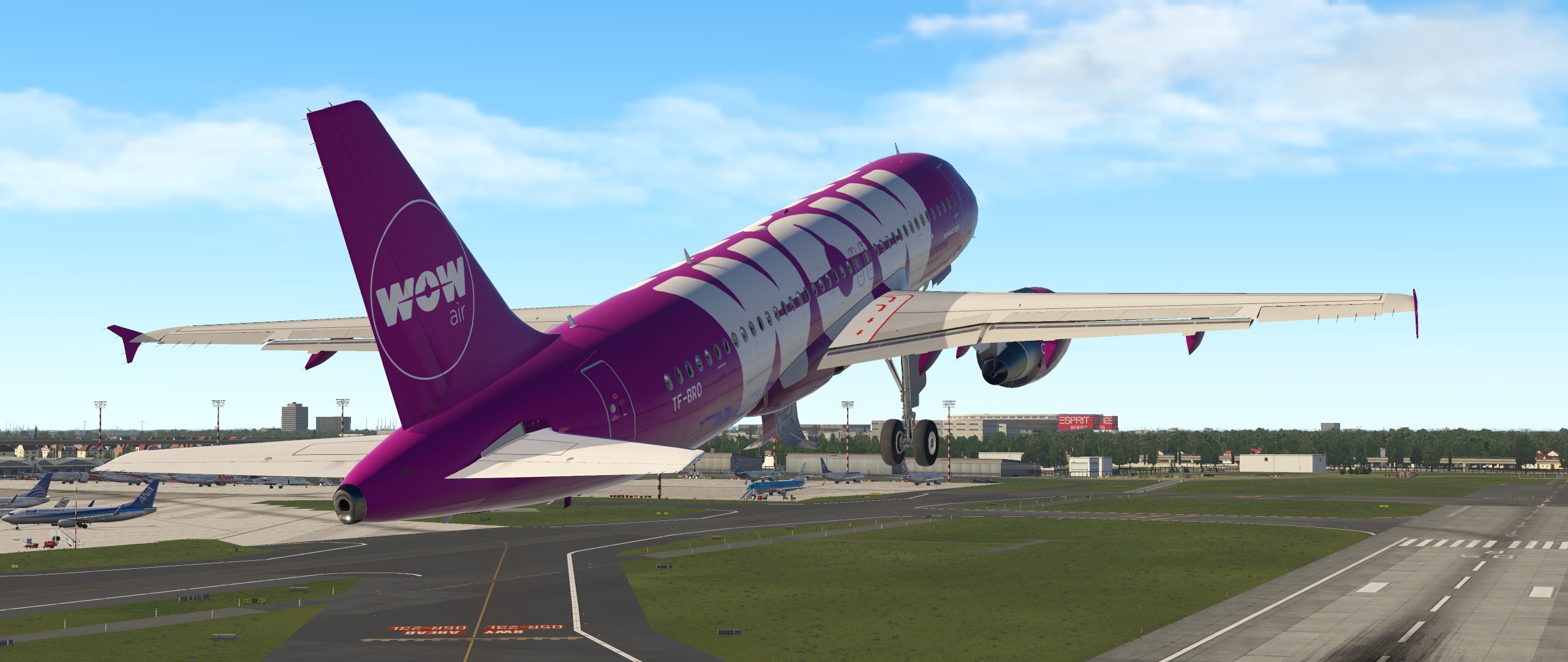 FF A320 – WOW Air TF–BRO - Aircraft Skins - Liveries - X-Plane.Org Forum