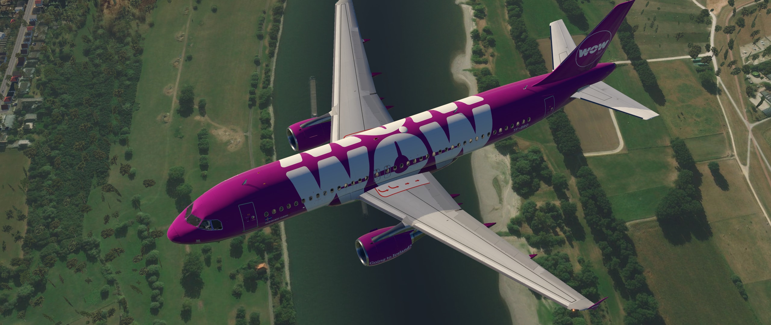 FF A320 – WOW Air TF–BRO - Aircraft Skins - Liveries - X-Plane.Org Forum