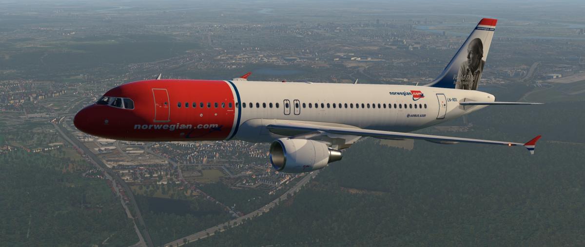 FF A320 – Norwegian Air Shuttle - Aircraft Skins - Liveries - X-Plane ...