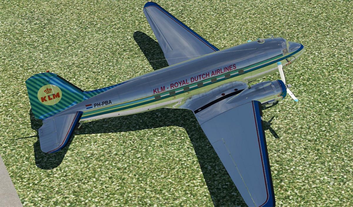 KLM DC-3 PH-PBA (Aeroworx C47 / DC3) - Aeroworx (AWXDC3)Douglas C-47 ...