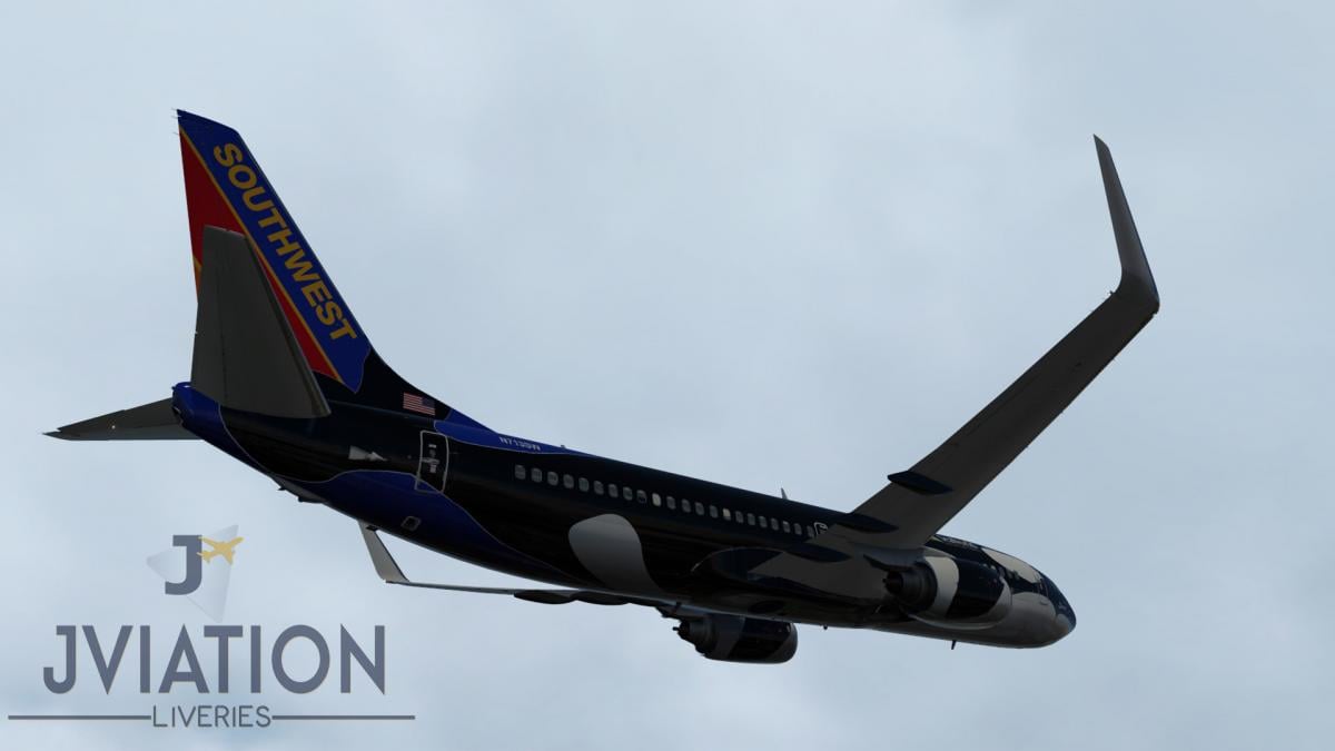 Southwest Airlines "Shamu" - Boeing 737-800 - Aircraft Skins - Liveries ...