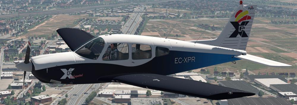EC-XPR - Repaint vFlyteAir Piper PA-28 Arrow X-Plane 11 - X-Plane ...