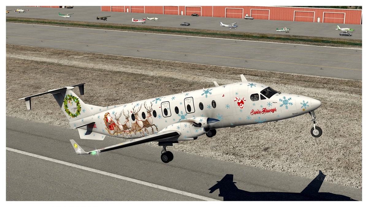 Carenado B1900D Santa Airways Christmas Livery - Aircraft Skins ...