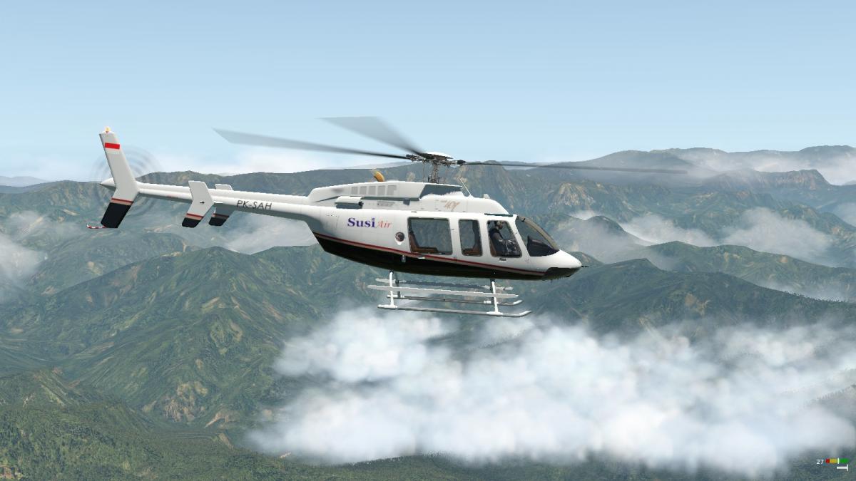 Bell 407 - Susi Air - Indonesia - Aircraft Skins - Liveries - X-Plane ...
