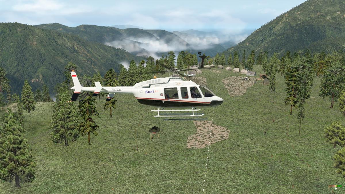 Bell 407 - Susi Air - Indonesia - Aircraft Skins - Liveries - X-Plane ...