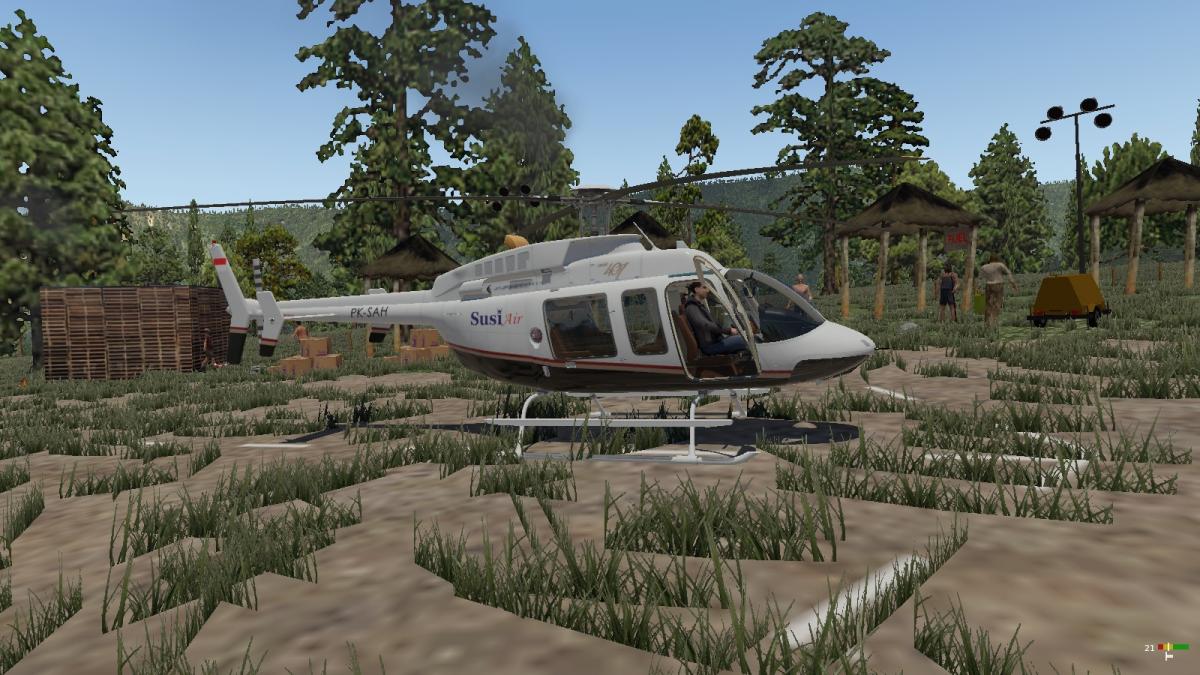 Bell 407 - Susi Air - Indonesia - Aircraft Skins - Liveries - X-Plane ...