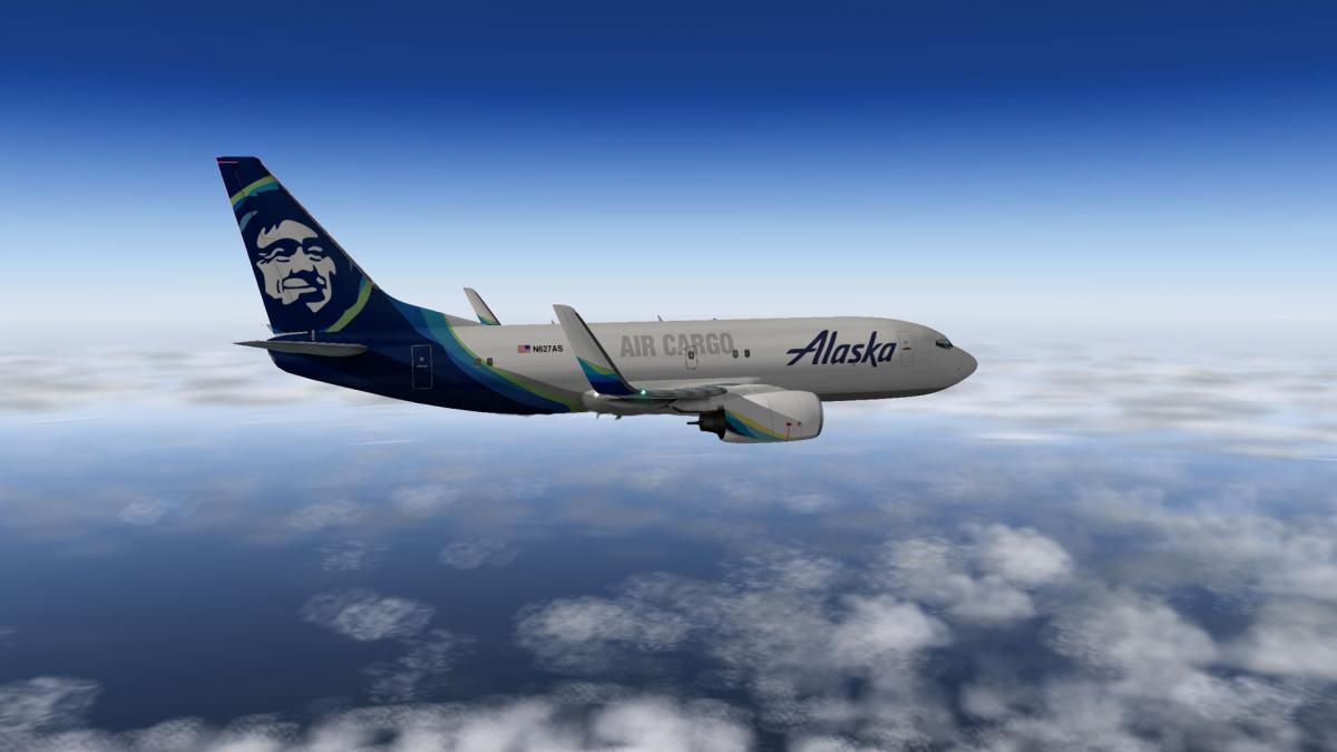 Alaska Air Cargo 737-700 - EADT - Aircraft Skins - Liveries - X-Plane ...