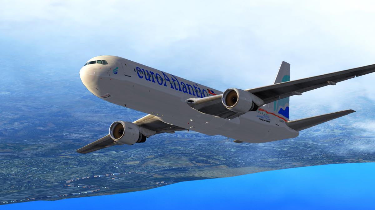 EuroAtlantic - FlightFactor 767-300ER - CS-TFT - Aircraft Skins ...