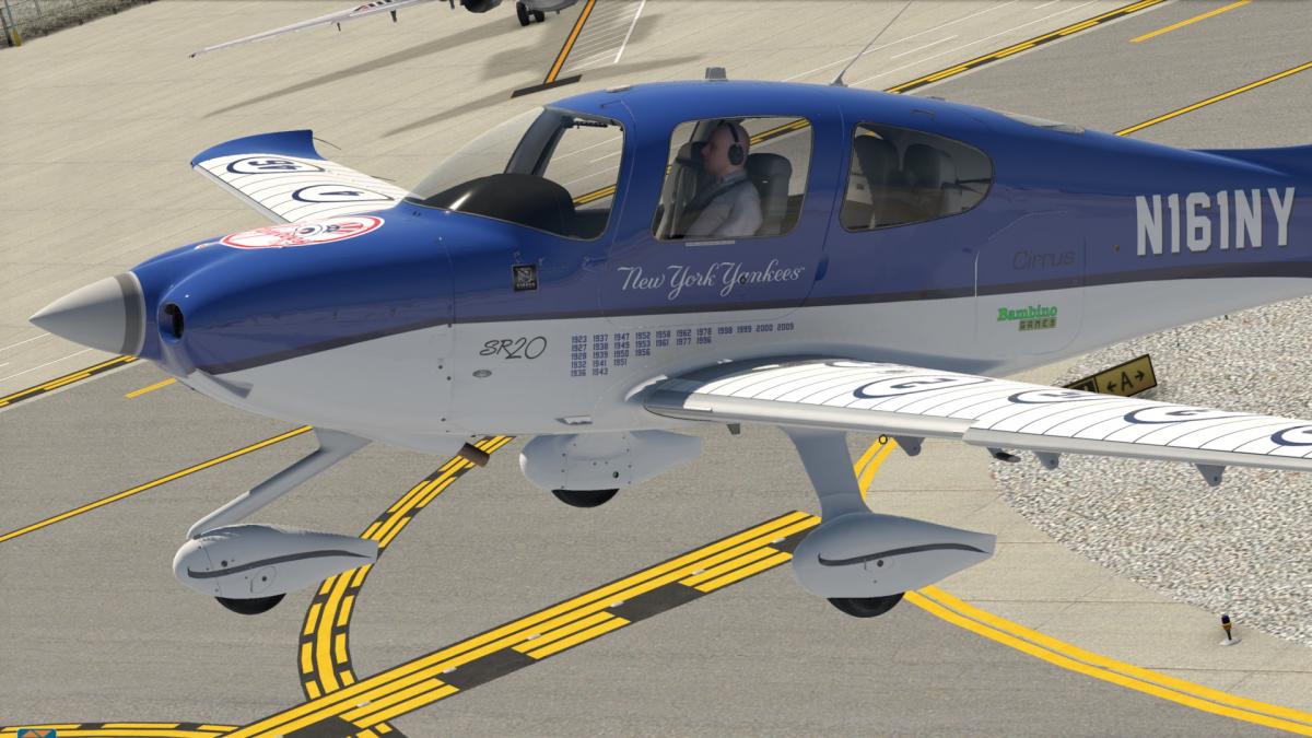 vFlyteAir Cirrus SR20 New York Yankees Livery - Aircraft Skins ...