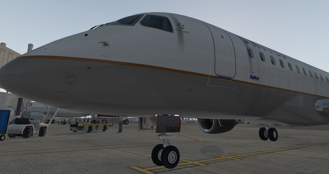 United Express (SkyWest) Blue Logo Embraer E-175 v2.2 by X-Craft ...