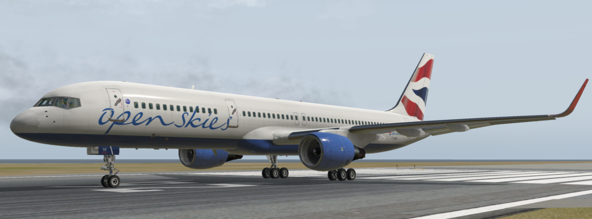 FlightFactor 757v2 - Open Skies - Aircraft Skins - Liveries - X-Plane ...