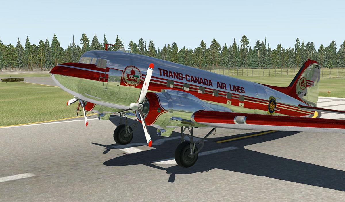 Trans Canada Air Lines CF-TEB (Aeroworx C47 / DC3) - Aeroworx (AWXDC3 ...