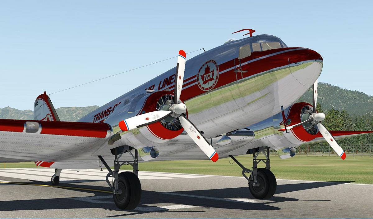 Trans Canada Air Lines CF-TEB (Aeroworx C47 / DC3) - Aeroworx (AWXDC3 ...