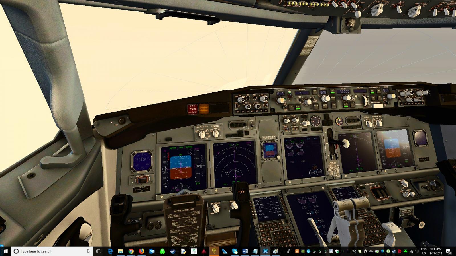 Zibo mod fog in the cockpit with weird lines - ZIBO B738-800 modified ...