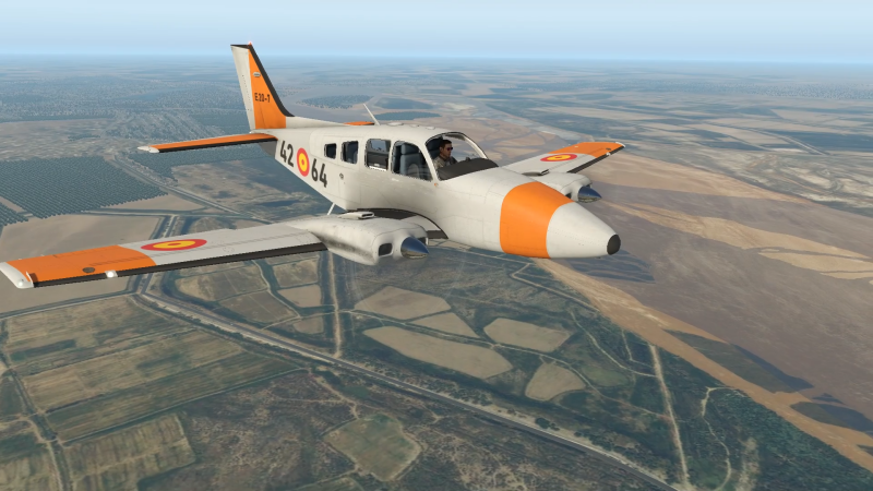 Spanish Air Force skin for Baron 58 - Aircraft Skins - Liveries - X ...