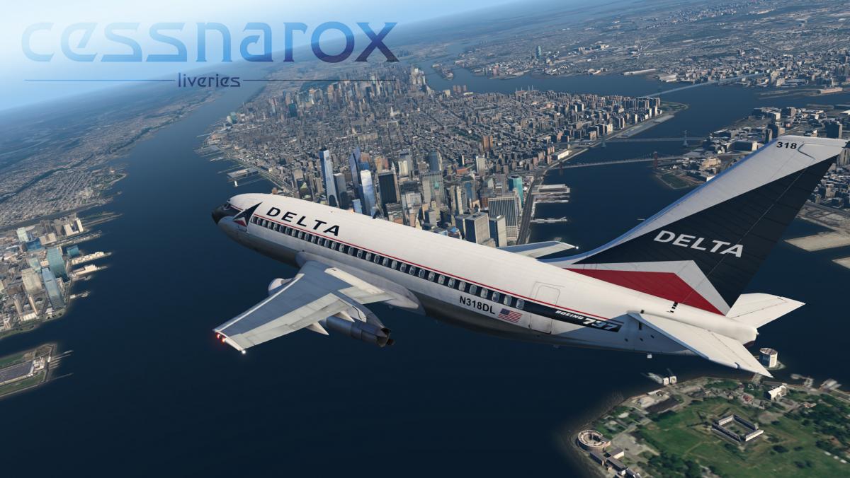 Delta (Widget) - FlyJSim 737-200 V3 Livery - Aircraft Skins - Liveries ...