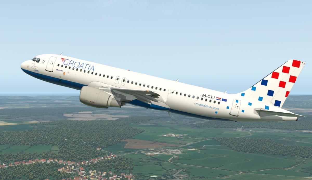 FlightFactor A320 Croatia Airlines 9A-CTJ - Aircraft Skins - Liveries ...