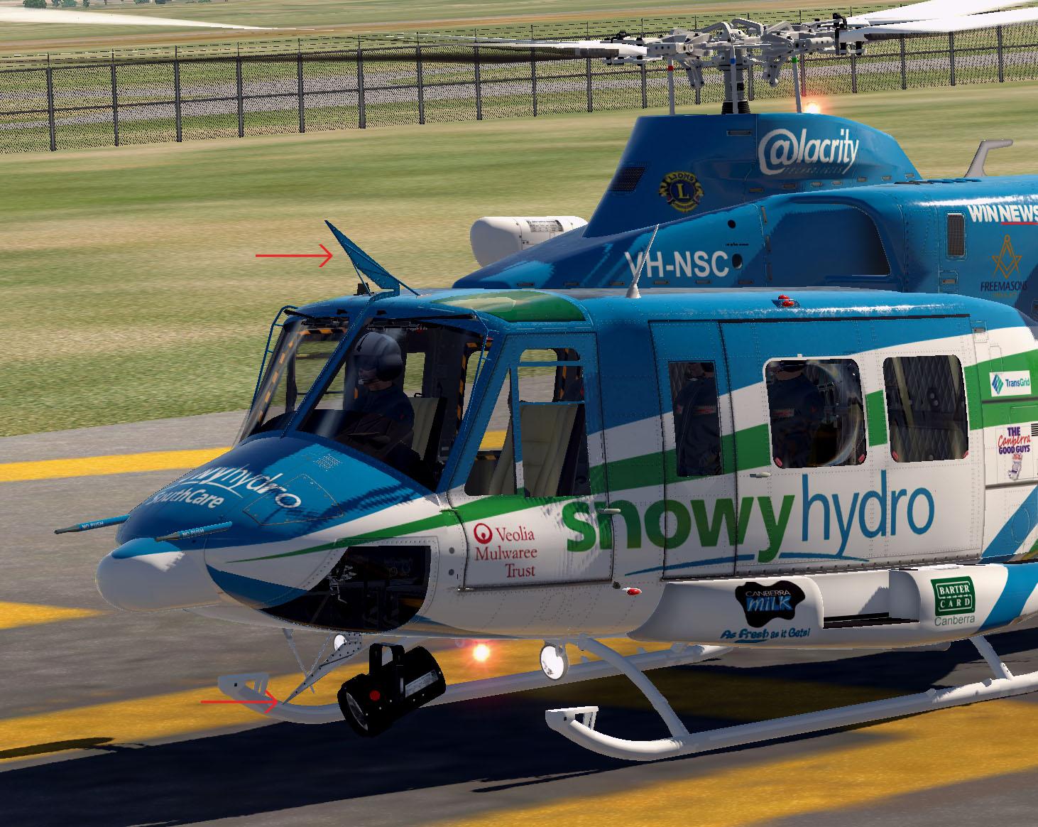 Blades on helicopter fuselage at front - Bell 412 - X-Plane.Org Forum