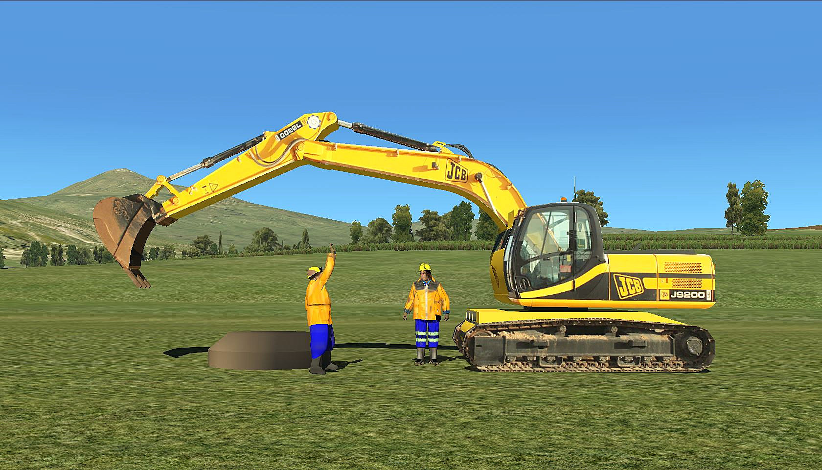 JCB Excavator (Animated) - Objects - X-Plane.Org Forum